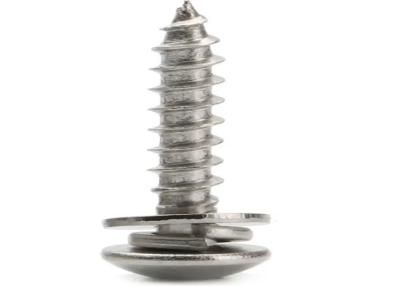 China 2.2 2.9 3.5  B8 B8m B8t Astm A453 Gr660 A286 Cross Recessed Pan Head Tapping Screws And Plain Washer for sale