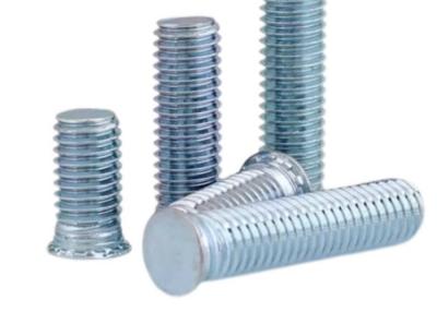 China Steel Clinching STUD Bolt Metal Bolt Zinc Plated White Blue Black Color Surface Treatment for sale