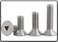 China Astm A193 Plain Triangular  Flat Csk Head Security Metal Screw Anti Theft Screw  M3 M4 for sale