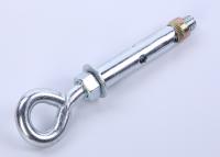 China Heavy Duty Galvanized Steel J-Bolt Anchor Metal Bolt M20 with Hot-Dip Zinc Coating for Concrete Foundation Construction for sale