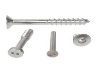 China Torx With Pin Drive Two  Snake Eyes Flat Pan Csk Head Anti-theft Safety Tamper Proof Security Metal Screw Half-thread for sale
