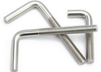 China Stainless Steel L-Type Foundation Bolt M16 with Passivation Coating for Structural Engineering Applications for sale