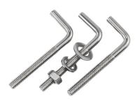 China Carbon Steel Hook Bolt J-Bolt M24 with Dacromet Coating for Outdoor Construction and Marine Equipment for sale