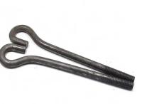 China Carbon Steel Hook Bolt J-Bolt M24 with Dacromet Coating for Outdoor Construction and Marine Equipment for sale