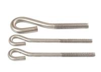 China 304 Stainless Steel L-Shaped Embedded Metal Bolt M18 with Electropolished Coating for Chemical Plant Installation for sale