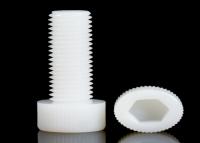 China Nylon PA 66  Hex Hexagonal Socket Cap Head Screw DIN912 BLAICK WHITE Colour for sale