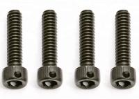 China Knurled Hex Socket Head Cap Metal Screw With A Hole M8 M9 M10 Black Zinc Plated Galvanized Carbon Steel for sale