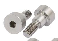 China Stainless Steel 304 Shoulder Bolt Metric M10x30 Zinc Plating White Automotive Assembly for sale