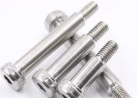 China Aluminum 6061T6 Precision Step Bolt Metric M10x30 Anodizing Blue Telecommunications for sale
