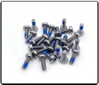 China Blue Red Nylock Hexagon Torx Cross Recess Pan Head Machine Screw Din7985 Stainless Steel Ss201 304 316 316l A2 A4 for sale
