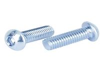China Astm A325 A307 Gr2 Gr5 Astm 193 B7 Zinc Plated Coated Galvanized Cross Recess  Hexagon Pan Head Metal Screw for sale