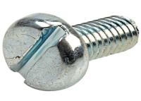 China Custom M4 M6 Slotted  Pan Head Metal Screw Zinc Galvanized Carbon Steel 4.8 8.8 Cross for sale