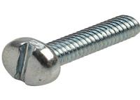 China Custom M4 M6 Slotted  Pan Head Metal Screw Zinc Galvanized Carbon Steel 4.8 8.8 Cross for sale