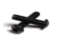 China Stainless Steel Inox Ss201 304 316 316l A2 A4 Black Hexagon Torx Slot Cross Recess Pan Head Metal Screw for sale