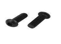 China Stainless Steel Inox Ss201 304 316 316l A2 A4 Black Hexagon Torx Slot Cross Recess Pan Head Metal Screw for sale