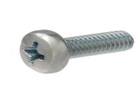 China M12 M16 Cross Socket Pan Head Metal Screw DIN7985 Zinc Galvanized Carbon Steel 4.8 8.8 for sale