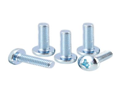 China M12 M16 Cross Socket Pan Head Metal Screw DIN7985 Zinc Galvanized Carbon Steel 4.8 8.8 for sale