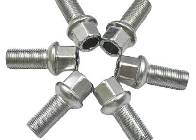 China Stainless Steel SS304 Metal Hub Bolt Lug Bolt Modified Sedan Wheel Fixing Hardware Bolt for sale