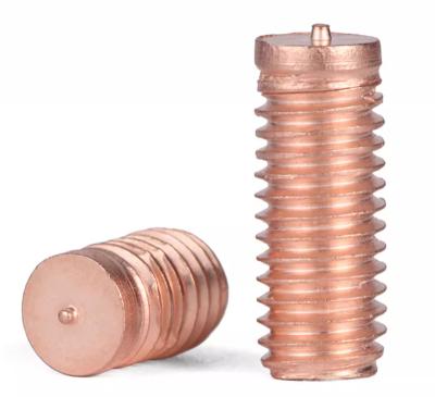 China Copper Weld Metal STUD Metric M12 Black Oxide Anti Oxidation Weld Studs For Audio Amplifier Equipment for sale