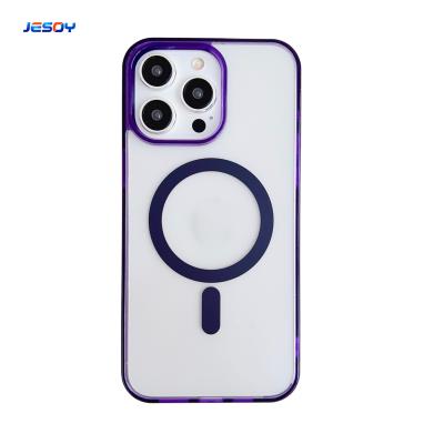 China Magnetic MagSafe Phone Case 45g Weight with Military-Grade Shockproof Protection for iPhone Samsung 5.8-6.9 Inch Models for sale
