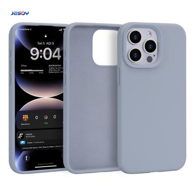 China Real Liquid Silicone Phone Case with 3M Shockproof Protection and Anti-Fingerprint Coating for iPhone 7-16 Series, 45g Weight for sale