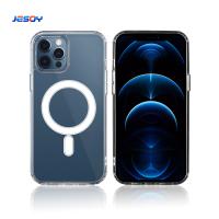 China Anti-Yellowing Compatible Magsafe Phone Case Transparent Shockproof For iPhone 16 for sale