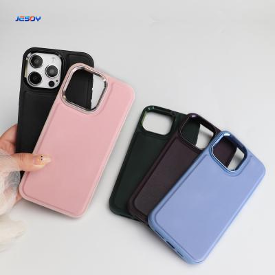 China Shockproof PU Leather Phone Case for iPhone 16 Pro Max - 60g Weight, OEM Customization Available for sale