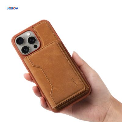 China Customizable Leather Phone Case Magnetic Shockproof 60g Weight for iPhone and Samsung Models with 1:1 Size Fit for sale