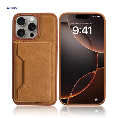 China PU Leather Magnetic MagSafe Shockproof Phone Case for iPhone 16 15 Series - 60g Weight 1:1 Fit for sale