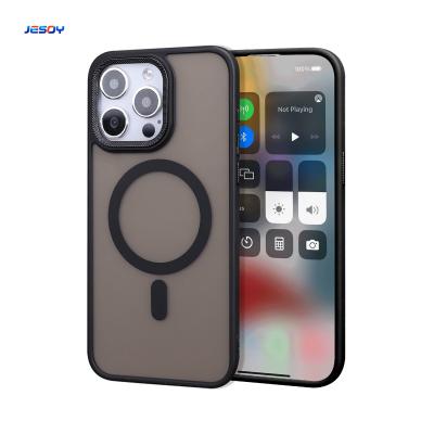 China JESOY JS-MG017 Magsafe Phone Case with 12 FT Drop Protection and Anti-Fingerprint Coating for iPhone and Samsung for sale