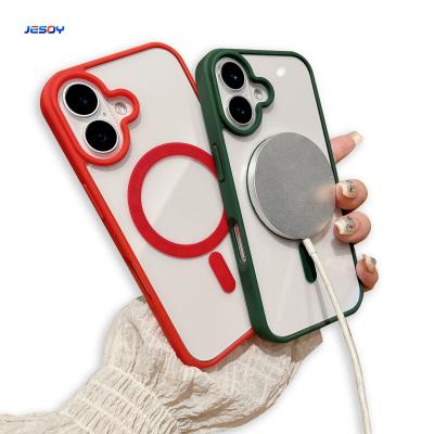 China Slim Tpu Magnetic Phone Cover Shockproof For IPhone 16 Pro Max for sale