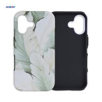 China 2 In 1 3D Film Sublimation Phone Case Heat Transfer Printed For IPhone 16 Pro Max for sale