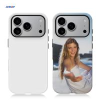 China Blank 3D Coated 2 in 1 Sublimation Film Phone Case DIY Custom Glossy for iPhone 17 for sale