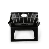 China Outdoor Camping Sheet Metal BBQ , Folding Charcoal BBQ Grill 47X25X49cm for sale