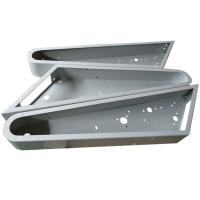 China Ra0.4 Aluminum Laser Cutting Service Blackenning Zinc Nickel Plating for sale