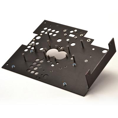 China Ra0.4 Aluminum Laser Cutting Service Blackenning Zinc Nickel Plating for sale