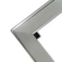 China Brushed Polished Stainless Steel Dining Table Frame And Legs for sale