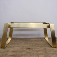China Living Room Metal Furniture Frame , Rose Gold Coffee Table Metal Frame for sale