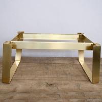 China Living Room Metal Furniture Frame , Rose Gold Coffee Table Metal Frame for sale