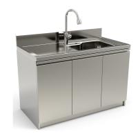 China Indoor Stainless Steel Kitchen Cabinets ISO9001 OEM ODM for sale