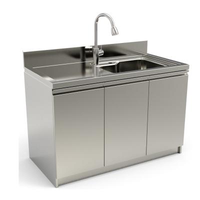 China Indoor Stainless Steel Kitchen Cabinets ISO9001 OEM ODM for sale