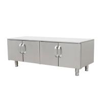 China Commercial Stainless Steel Kitchen Cabinets , 50mm Restaurant Stainless Steel Cabinets for sale