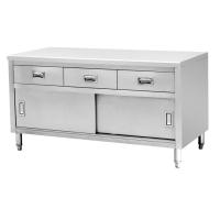 China Single Door Stainless Steel Kitchen Cabinets Without Sink for sale