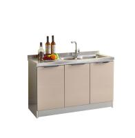 China Commercial Stainless Steel Kitchen Cabinets , 50mm Restaurant Stainless Steel Cabinets for sale