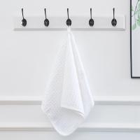 China Custom Logo 400gsm Big Waffle Weave Microfiber Bath Towels 90x180cm for sale