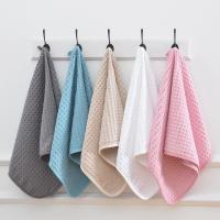 China Custom Logo 400gsm Big Waffle Weave Microfiber Bath Towels 90x180cm for sale