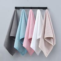 China 35x75cm 400gsm Small Waffle Microfiber Bath Towels For Camping for sale