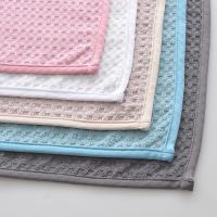 China 35x75cm 400gsm Small Waffle Microfiber Bath Towels For Camping for sale