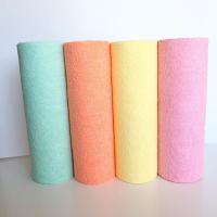 China Tear Away Microfiber Cleaning Towel Roll 20 Pieces Pack 25x25CM 180GSM Reusable for sale