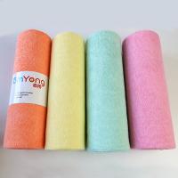 China Tear Away Microfiber Cleaning Towel Roll 20 Pieces Pack 25x25CM 180GSM Reusable for sale